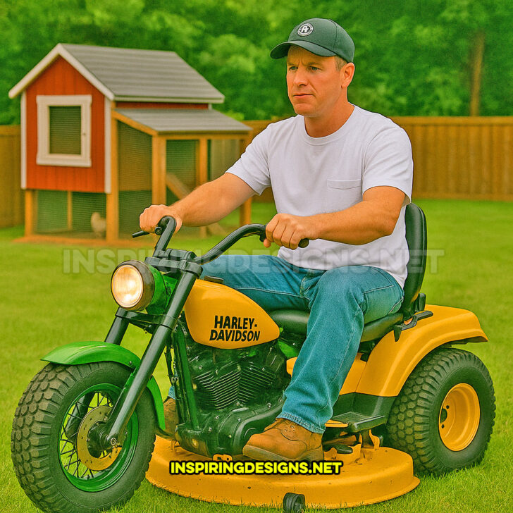 These Harley Mowers Turn Grass Cutting Into a Road Trip