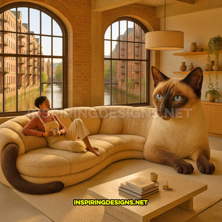 These Cat Shaped Sectional Sofas Are the Purrfect Blend of Comfort and ...