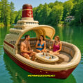 These Inflatable Cruise Ship Lake Floats Are The Ultimate Party On The ...