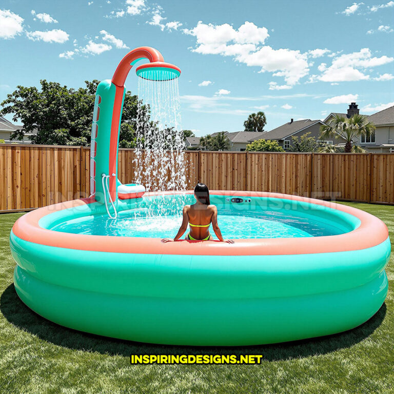 These Inflatable Shower Pools Are So Extra, and We’re Here for It