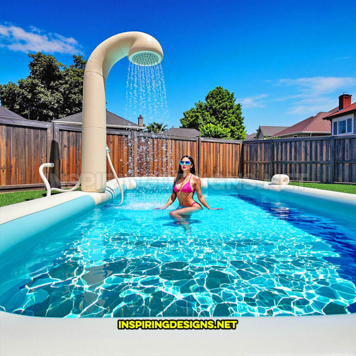 These Inflatable Shower Pools Are So Extra, and We’re Here for It