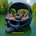 These Inflatable Skull Lake Floats Are Dead Serious About Summer Vibes