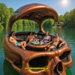 These Inflatable Skull Lake Floats Are Dead Serious About Summer Vibes