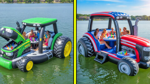 These Inflatable Tractor Lake Floats Are the Rowdiest Rigs to Ever Hit ...