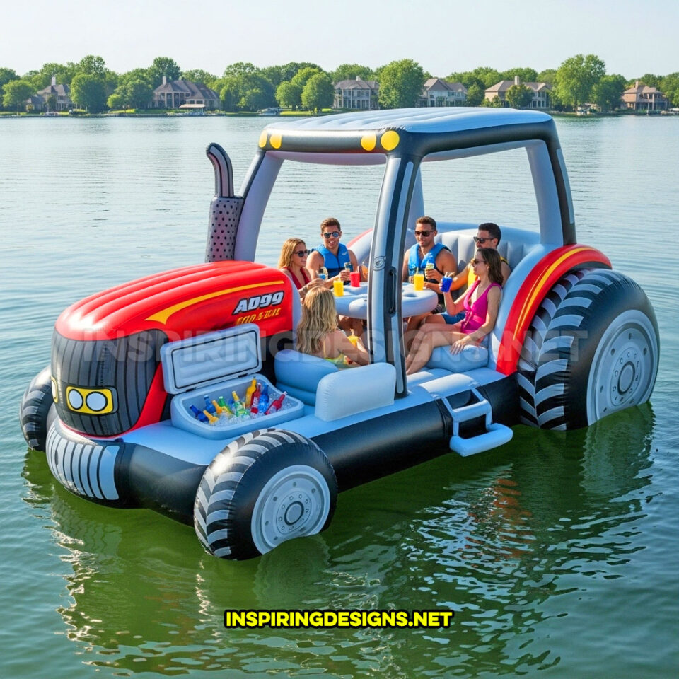 These Inflatable Tractor Lake Floats Are the Rowdiest Rigs to Ever Hit ...