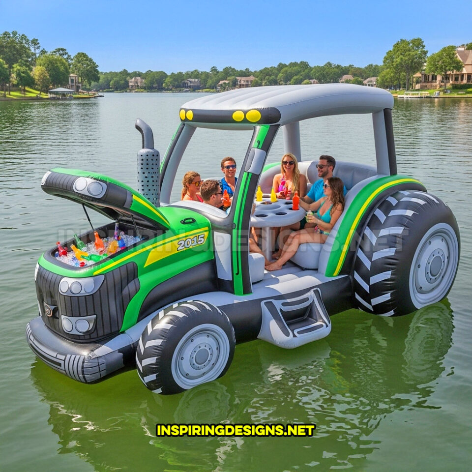 These Inflatable Tractor Lake Floats Are the Rowdiest Rigs to Ever Hit ...
