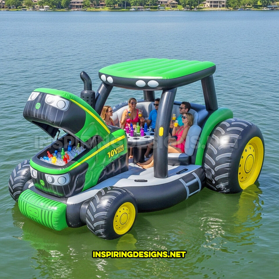 These Inflatable Tractor Lake Floats Are the Rowdiest Rigs to Ever Hit ...