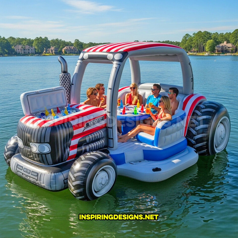 These Inflatable Tractor Lake Floats Are the Rowdiest Rigs to Ever Hit ...