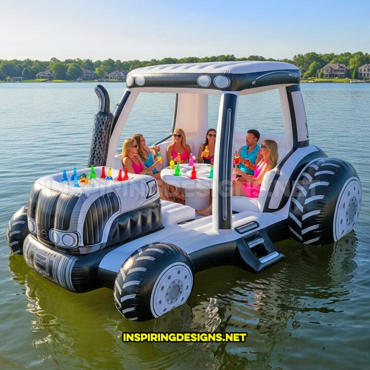 These Inflatable Tractor Lake Floats Are the Rowdiest Rigs to Ever Hit ...