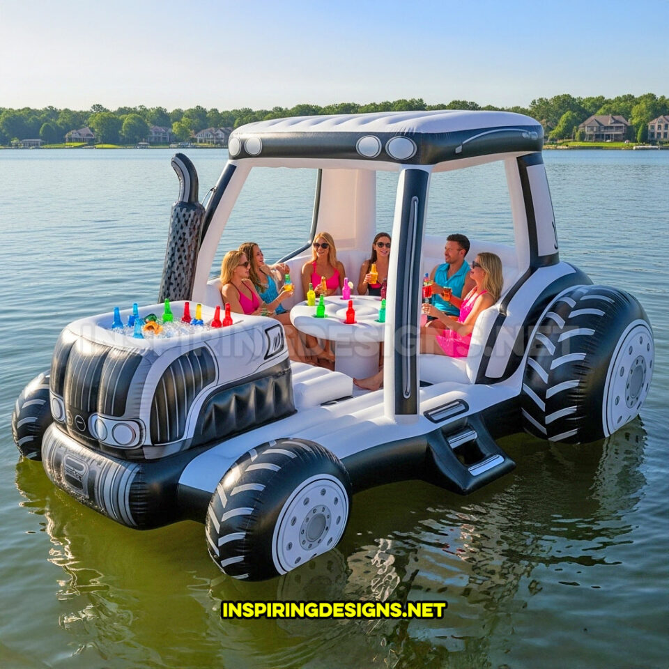 These Inflatable Tractor Lake Floats Are the Rowdiest Rigs to Ever Hit ...