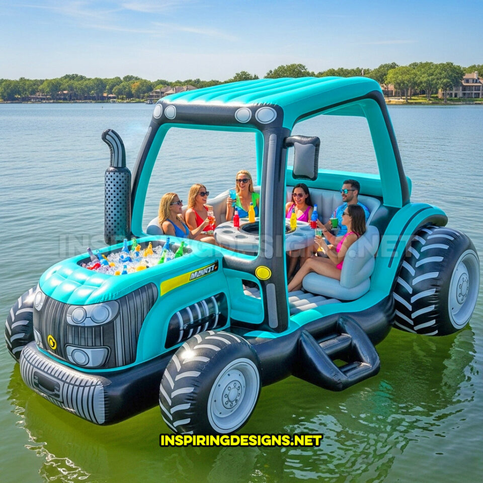 These Inflatable Tractor Lake Floats Are the Rowdiest Rigs to Ever Hit ...