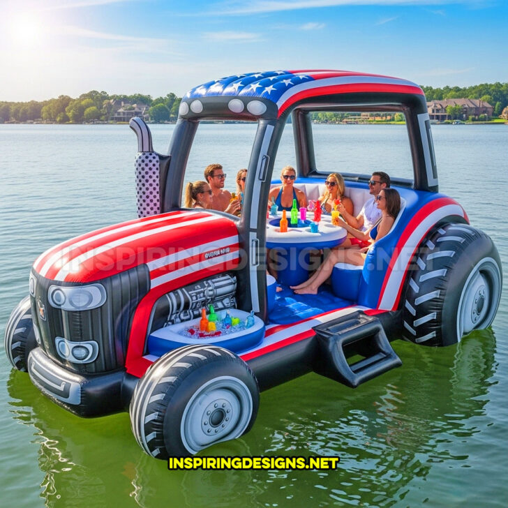 These Inflatable Tractor Lake Floats Are the Rowdiest Rigs to Ever Hit ...