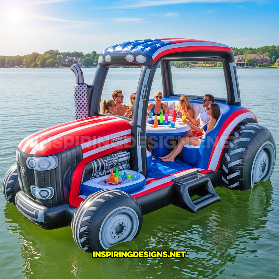 These Inflatable Tractor Lake Floats Are the Rowdiest Rigs to Ever Hit ...
