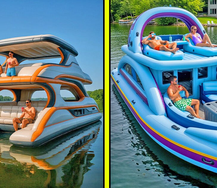 These Inflatable Yacht Lake Floats Deliver Yacht Vibes Without the ...