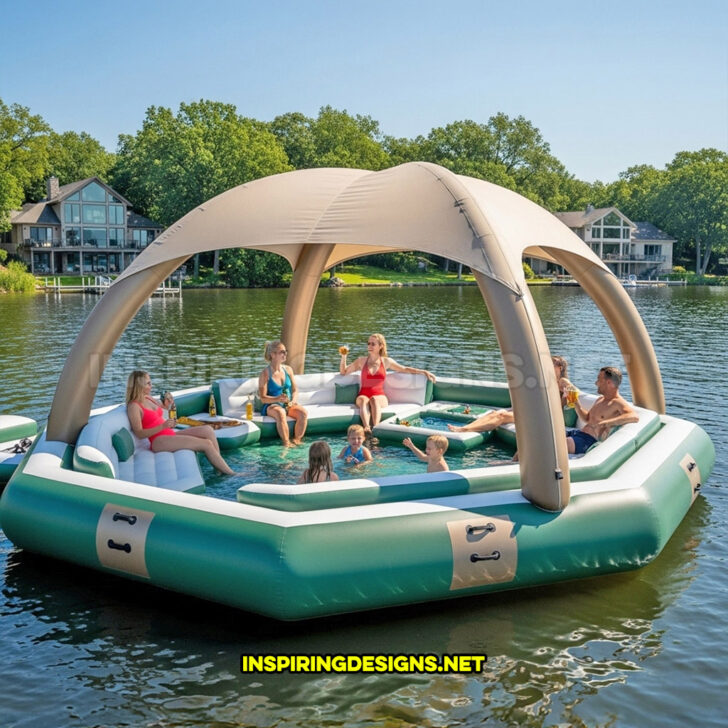 These Lake Party Float Pools Are the Unofficial Kings of Summer