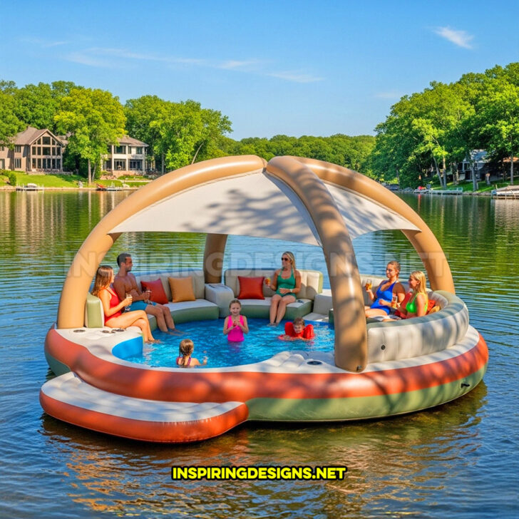 These Lake Party Float Pools Are the Unofficial Kings of Summer