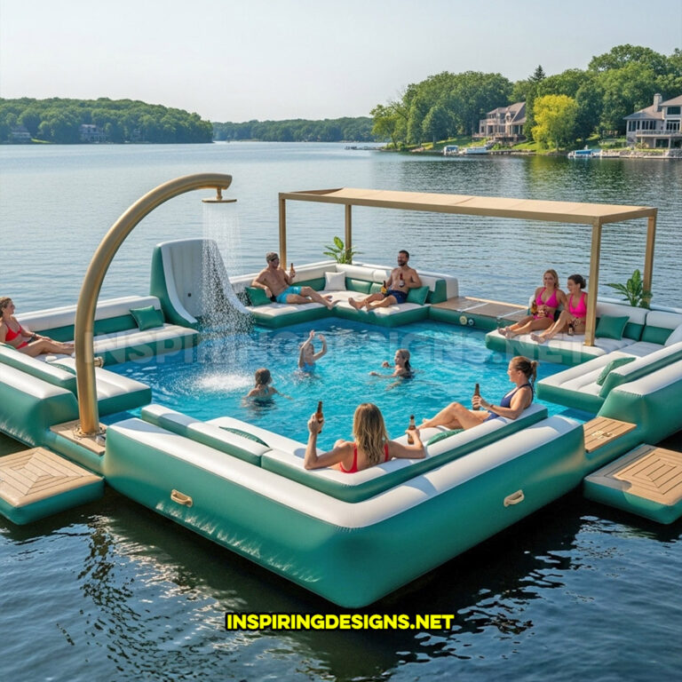 These Lake Party Float Pools Are the Unofficial Kings of Summer