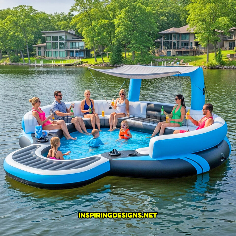 These Lake Party Float Pools Are the Unofficial Kings of Summer
