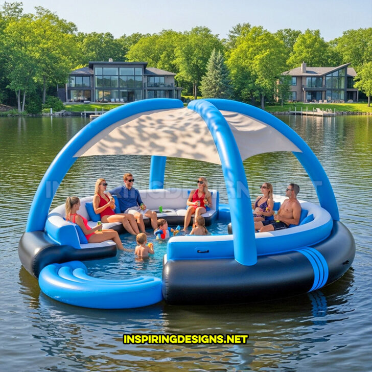 These Lake Party Float Pools Are the Unofficial Kings of Summer