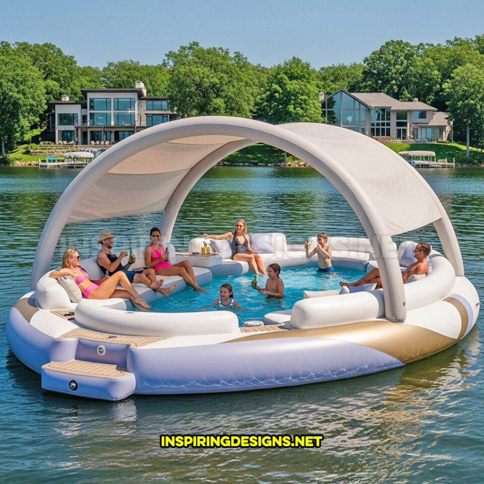 These Lake Party Float Pools Are the Unofficial Kings of Summer
