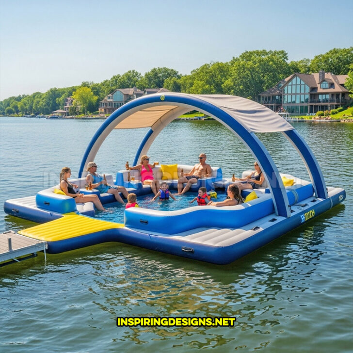 These Lake Party Float Pools Are the Unofficial Kings of Summer