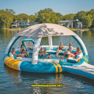 These Lake Party Float Pools Are the Unofficial Kings of Summer