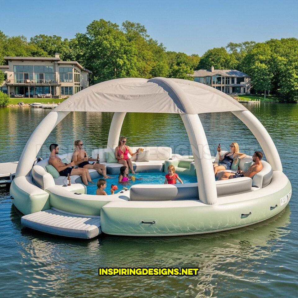 These Lake Party Float Pools Are the Unofficial Kings of Summer