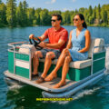 These Mini Pontoon Boats Are the Cutest Way to Cruise With Company