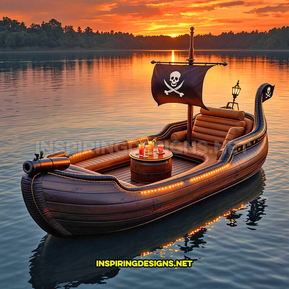 These Pirate Ship Lake Floats Are the Real Treasure at the Lake