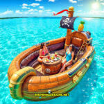 These Pirate Ship Lake Floats Are the Real Treasure at the Lake