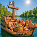 These Pirate Ship Lake Floats Are the Real Treasure at the Lake