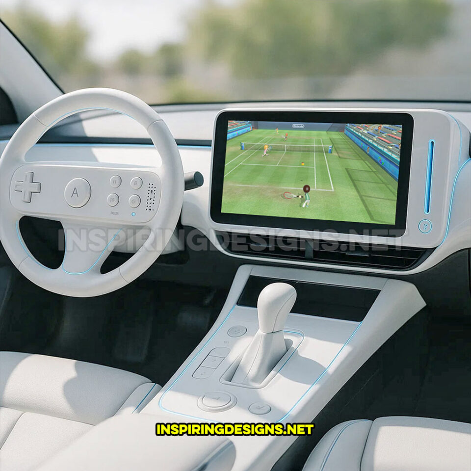 These Retro Game Console Car Interiors Make Traffic Jams Worth It