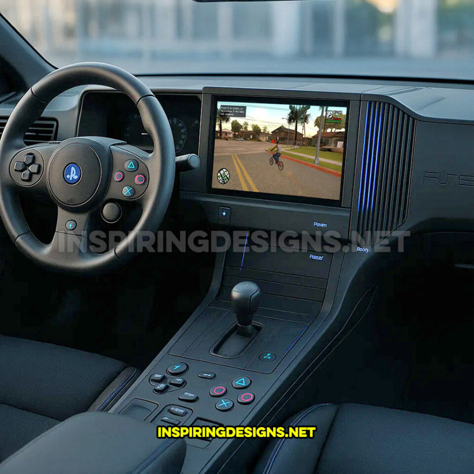 These Retro Game Console Car Interiors Make Traffic Jams Worth It