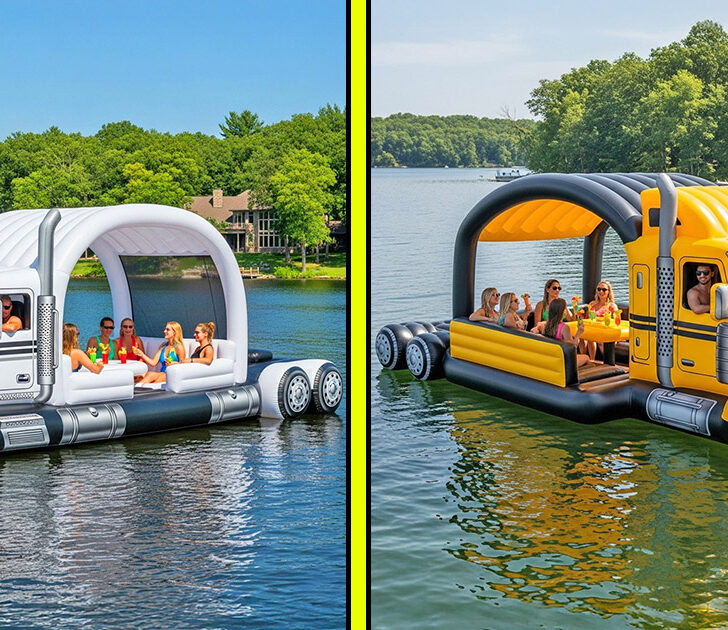 These Semi-Truck Lake Party Floats Will Haul Your Summer Into High Gear ...