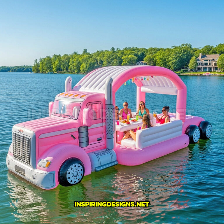 These Semi-Truck Lake Party Floats Will Haul Your Summer Into High Gear