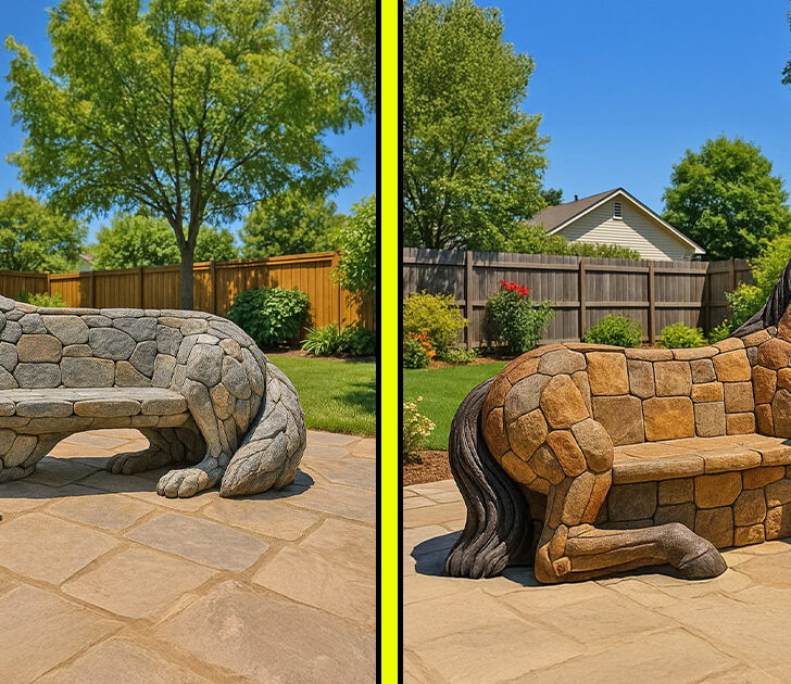 These Stone Animal Benches Are What Your Backyard’s Been Missing ...