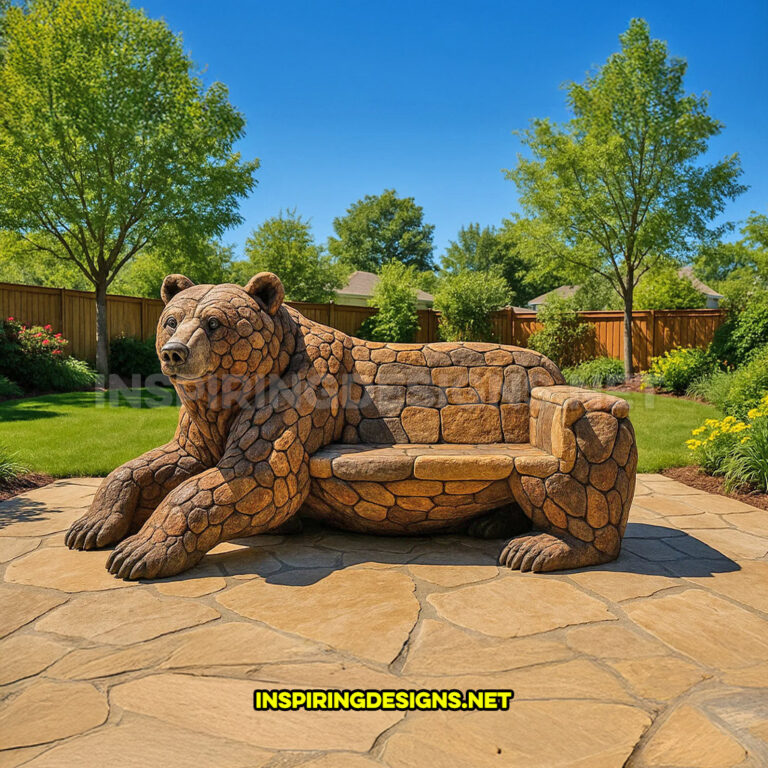 These Stone Animal Benches Are What Your Backyard’s Been Missing ...