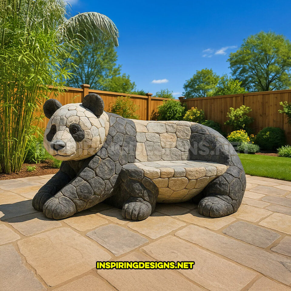 These Stone Animal Benches Are What Your Backyard’s Been Missing