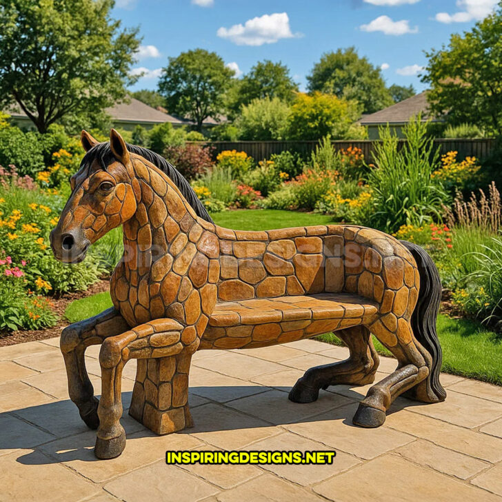 These Stone Animal Benches Are What Your Backyard’s Been Missing