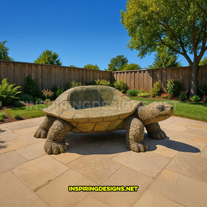These Stone Animal Benches Are What Your Backyard’s Been Missing