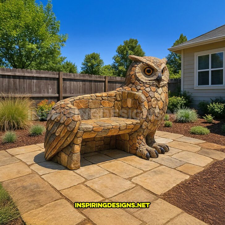 These Stone Animal Benches Are What Your Backyard’s Been Missing