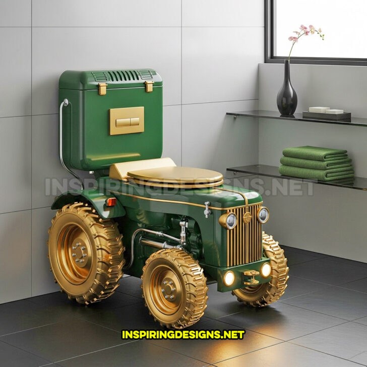 These Tractor Toilets Are the Ultimate Country Bathroom Upgrade