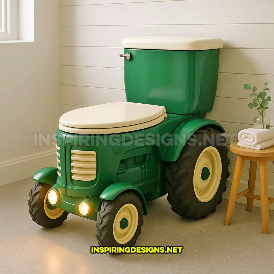 These Tractor Toilets Are the Ultimate Country Bathroom Upgrade