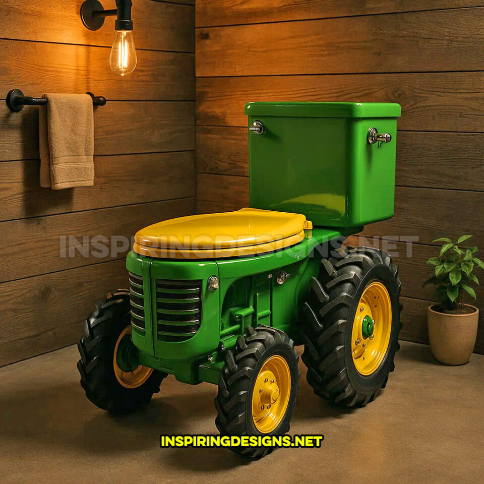 These Tractor Toilets Are the Ultimate Country Bathroom Upgrade