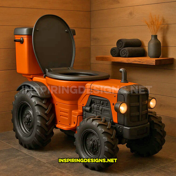 These Tractor Toilets Are the Ultimate Country Bathroom Upgrade