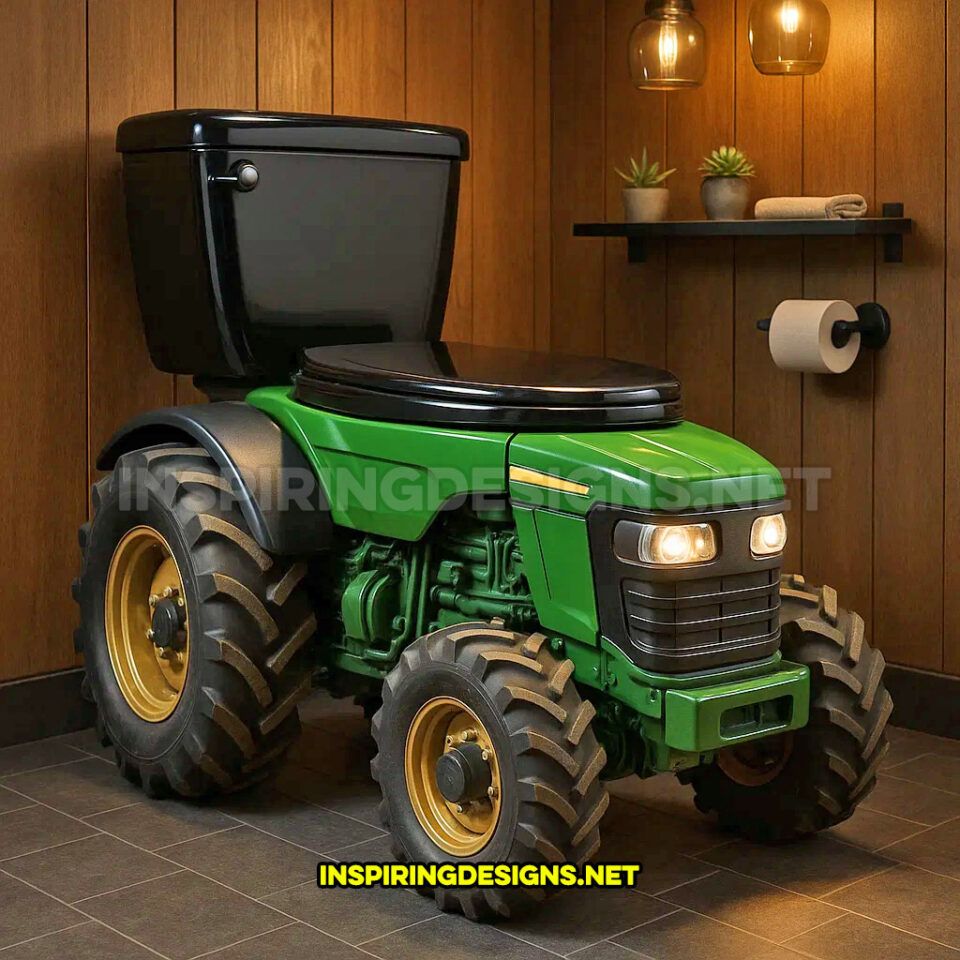 These Tractor Toilets Are the Ultimate Country Bathroom Upgrade