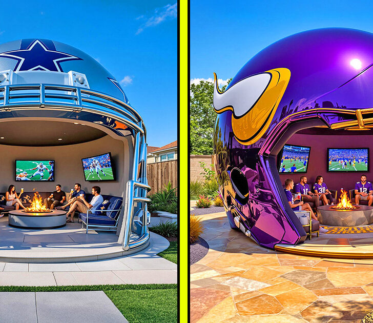 These Football Helmet Gazebos Are Big, Bold, and Built for Sundays ...