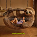 These Giant Sloth Swing Loungers Turn Nap Time Into a Cozy Jungle Retreat