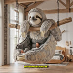 These Giant Sloth Swing Loungers Turn Nap Time Into a Cozy Jungle Retreat