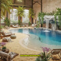 These Indoor Beach Pools Turn Your Home Into a Tropical Getaway